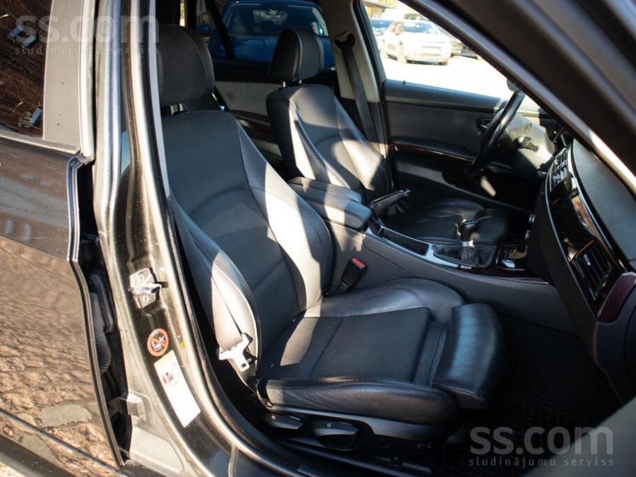 Black BMW 320 2007 in Liepaja, with an engine capacity of 2.00 L and mileage of 0 thousand km for 5000 €, photo 17 on AUTOMOTO.COM.LV