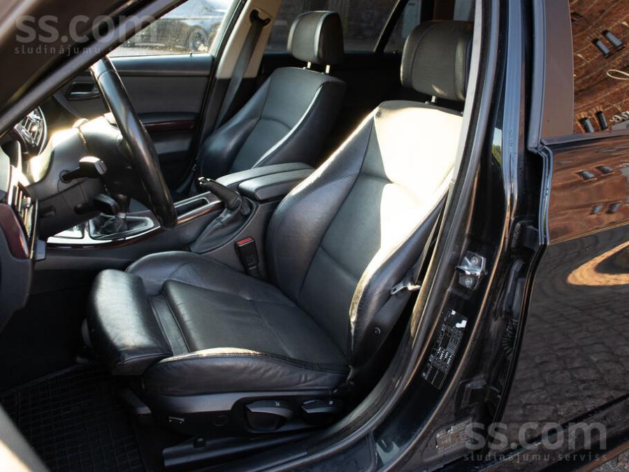 Black BMW 320 2007 in Liepaja, with an engine capacity of 2.00 L and mileage of 0 thousand km for 5000 €, photo 18 on AUTOMOTO.COM.LV