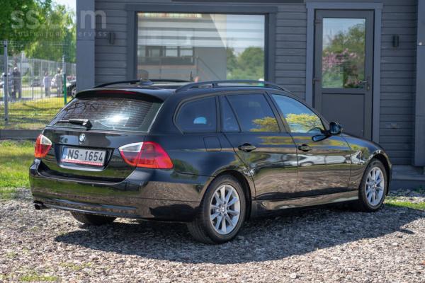 Black BMW 320 2007 in Liepaja, with an engine capacity of 2.00 L and mileage of 299 thousand km for 3950 €, photo 6 on AUTOMOTO.COM.LV