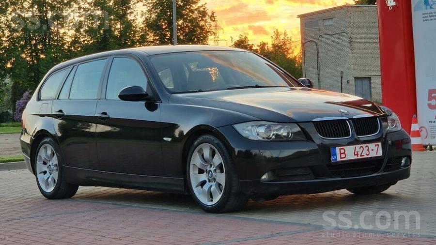Melns BMW 320 2007 Jelgava, ar dzinēja tilpumu 2.00 L un nobraukumu 283 tūkst. km par 4150 €, foto 5 vietnē AUTOMOTO.COM.LV