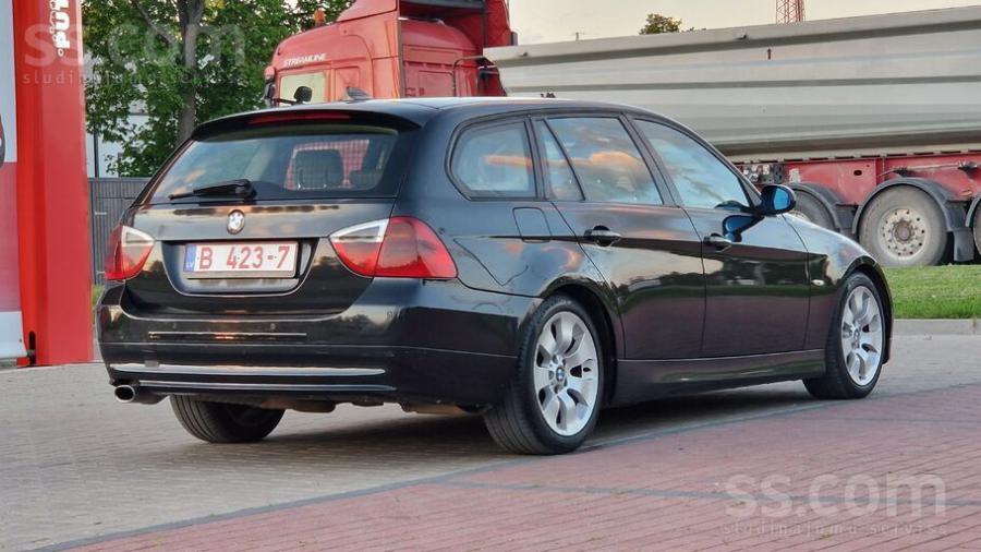 Melns BMW 320 2007 Jelgava, ar dzinēja tilpumu 2.00 L un nobraukumu 283 tūkst. km par 4150 €, foto 7 vietnē AUTOMOTO.COM.LV