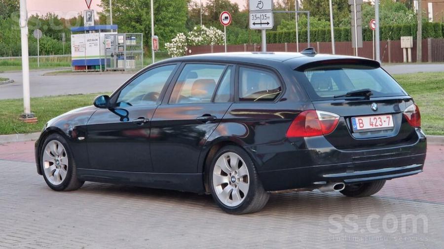 Melns BMW 320 2007 Jelgava, ar dzinēja tilpumu 2.00 L un nobraukumu 283 tūkst. km par 4150 €, foto 9 vietnē AUTOMOTO.COM.LV