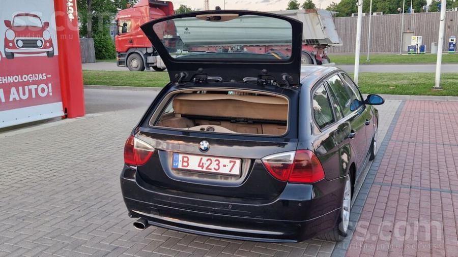 Melns BMW 320 2007 Jelgava, ar dzinēja tilpumu 2.00 L un nobraukumu 283 tūkst. km par 4150 €, foto 17 vietnē AUTOMOTO.COM.LV