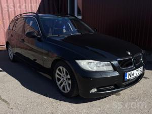 Black BMW 320 2007 in Liepaja, with an engine capacity of 2.00 L and mileage of 330 thousand km for 3950 €, photo 1 on AUTOMOTO.COM.LV