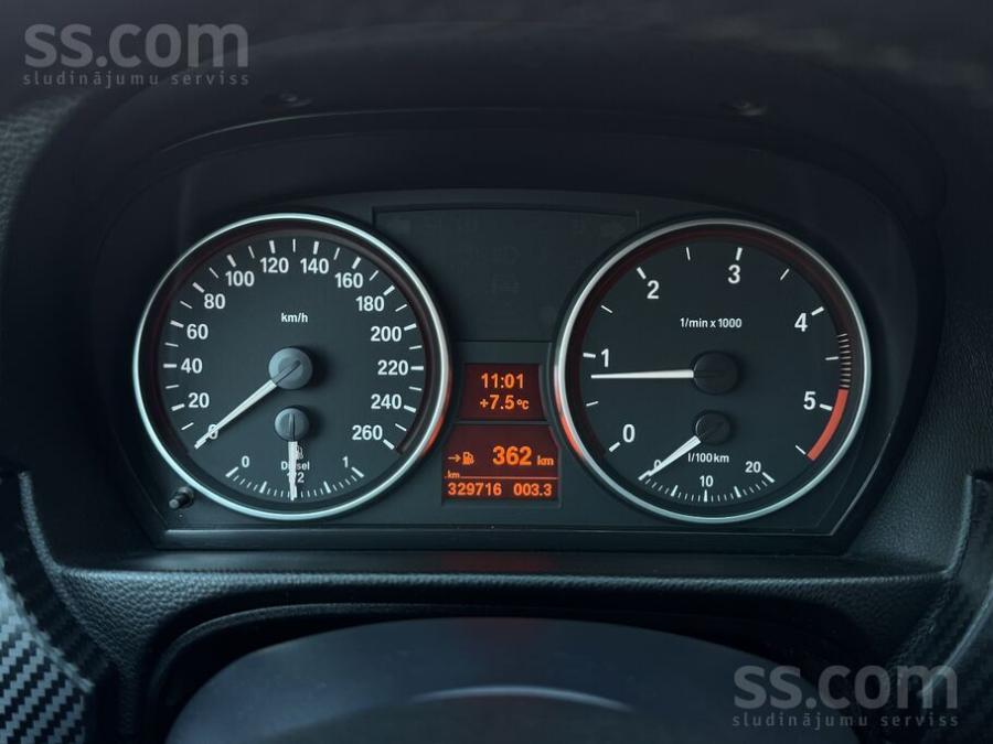 Black BMW 320 2007 in Liepaja, with an engine capacity of 2.00 L and mileage of 330 thousand km for 3950 €, photo 8 on AUTOMOTO.COM.LV