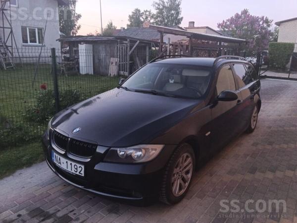 Черный БМВ 320 2007 в Елгава, объемом двигателя 2.00 л и пробегом 0 тыс. км за 3000 €, фото 1 на AUTOMOTO.COM.LV