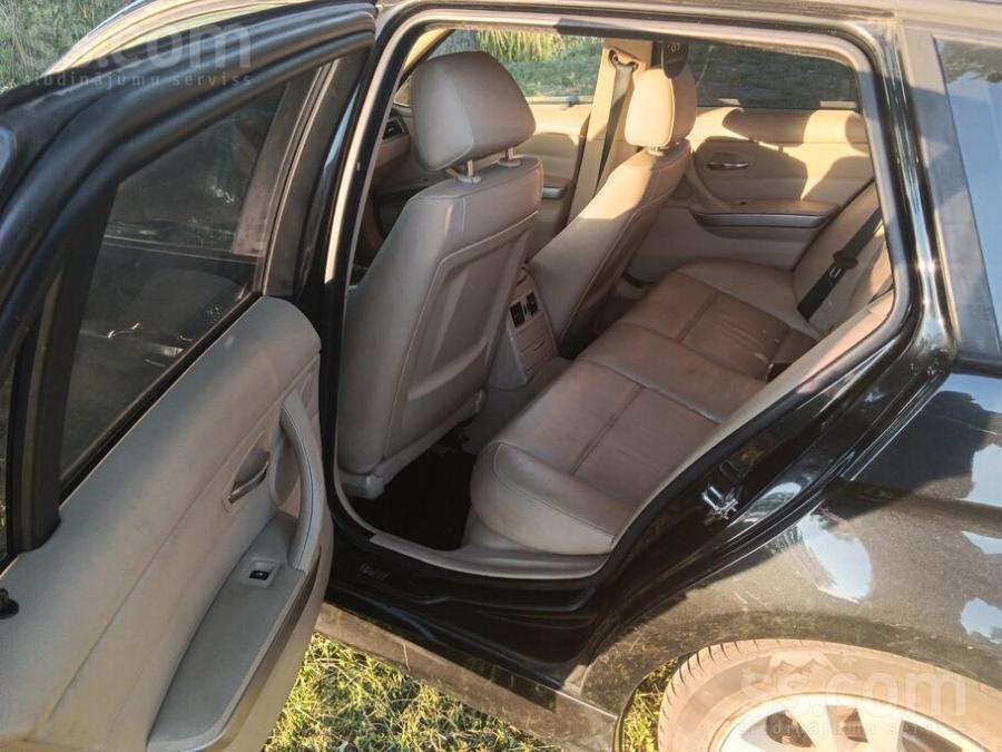 Black BMW 320 2007 in Jelgava, with an engine capacity of 2.00 L and mileage of 0 thousand km for 3000 €, photo 8 on AUTOMOTO.COM.LV