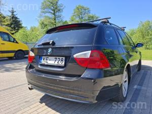 Black BMW 320 2007 in Riga, with an engine capacity of 2.00 L and mileage of 269 thousand km for 2800 €, photo 7 on AUTOMOTO.COM.LV
