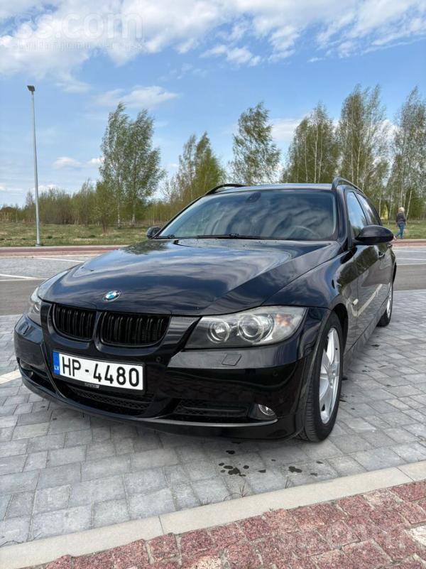 Black BMW 320 2007 in Jelgava, with an engine capacity of 2.00 L and mileage of 430 thousand km for 2700 €, photo 1 on AUTOMOTO.COM.LV