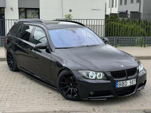 Black BMW 320 2007 in Vilnius, with an engine capacity of 2.00 L and mileage of 370 thousand km for 4500 €, photo  on AUTOMOTO.COM.LV