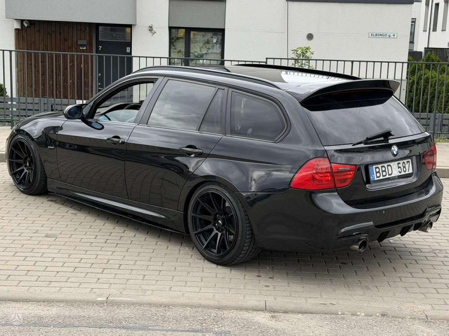 Black BMW 320 2007 in Vilnius, with an engine capacity of 2.00 L and mileage of 370 thousand km for 4500 €, photo 6 on AUTOMOTO.COM.LV