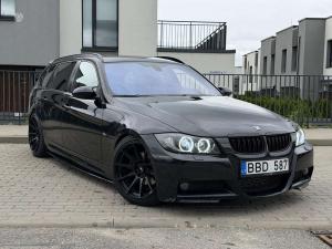 Black BMW 320 2007 in Vilnius, with an engine capacity of 2.00 L and mileage of 370 thousand km for 4500 €, photo 10 on AUTOMOTO.COM.LV