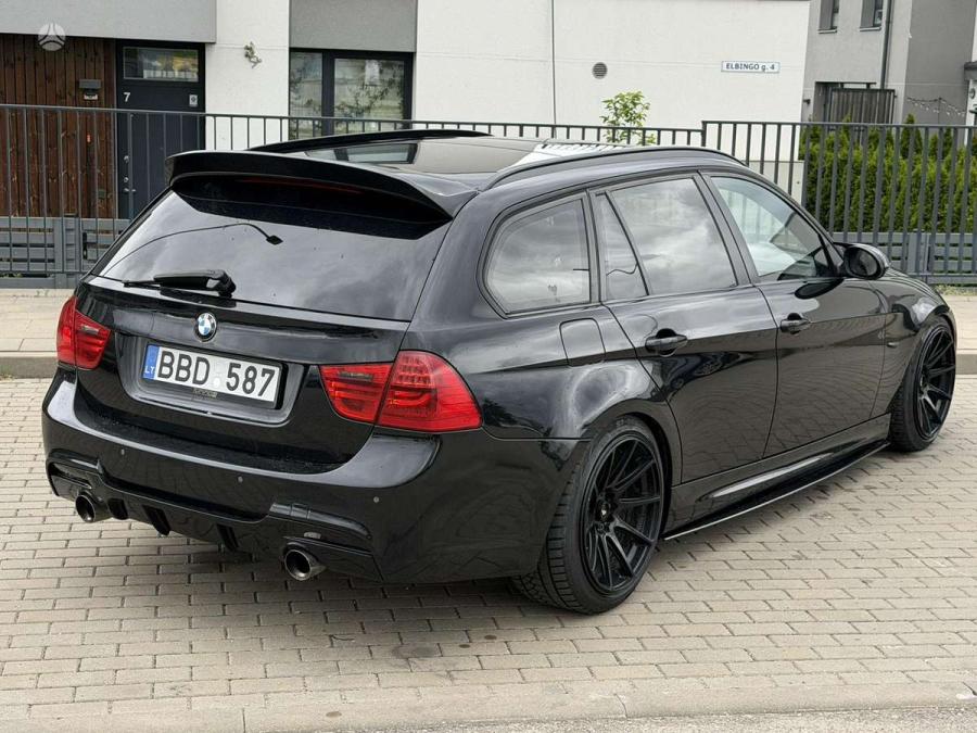 Black BMW 320 2007 in Vilnius, with an engine capacity of 2.00 L and mileage of 370 thousand km for 4500 €, photo 11 on AUTOMOTO.COM.LV