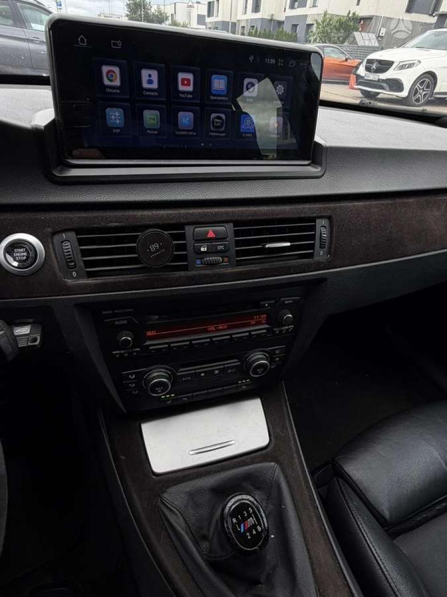 Black BMW 320 2007 in Vilnius, with an engine capacity of 2.00 L and mileage of 370 thousand km for 4500 €, photo 17 on AUTOMOTO.COM.LV