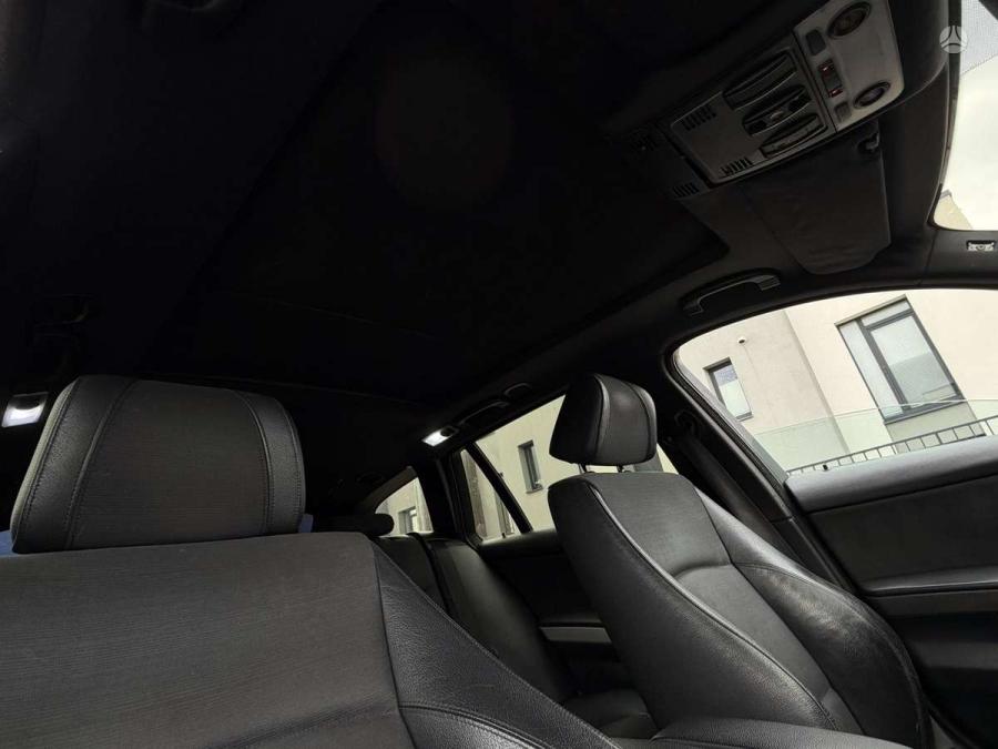 Black BMW 320 2007 in Vilnius, with an engine capacity of 2.00 L and mileage of 370 thousand km for 4500 €, photo 19 on AUTOMOTO.COM.LV