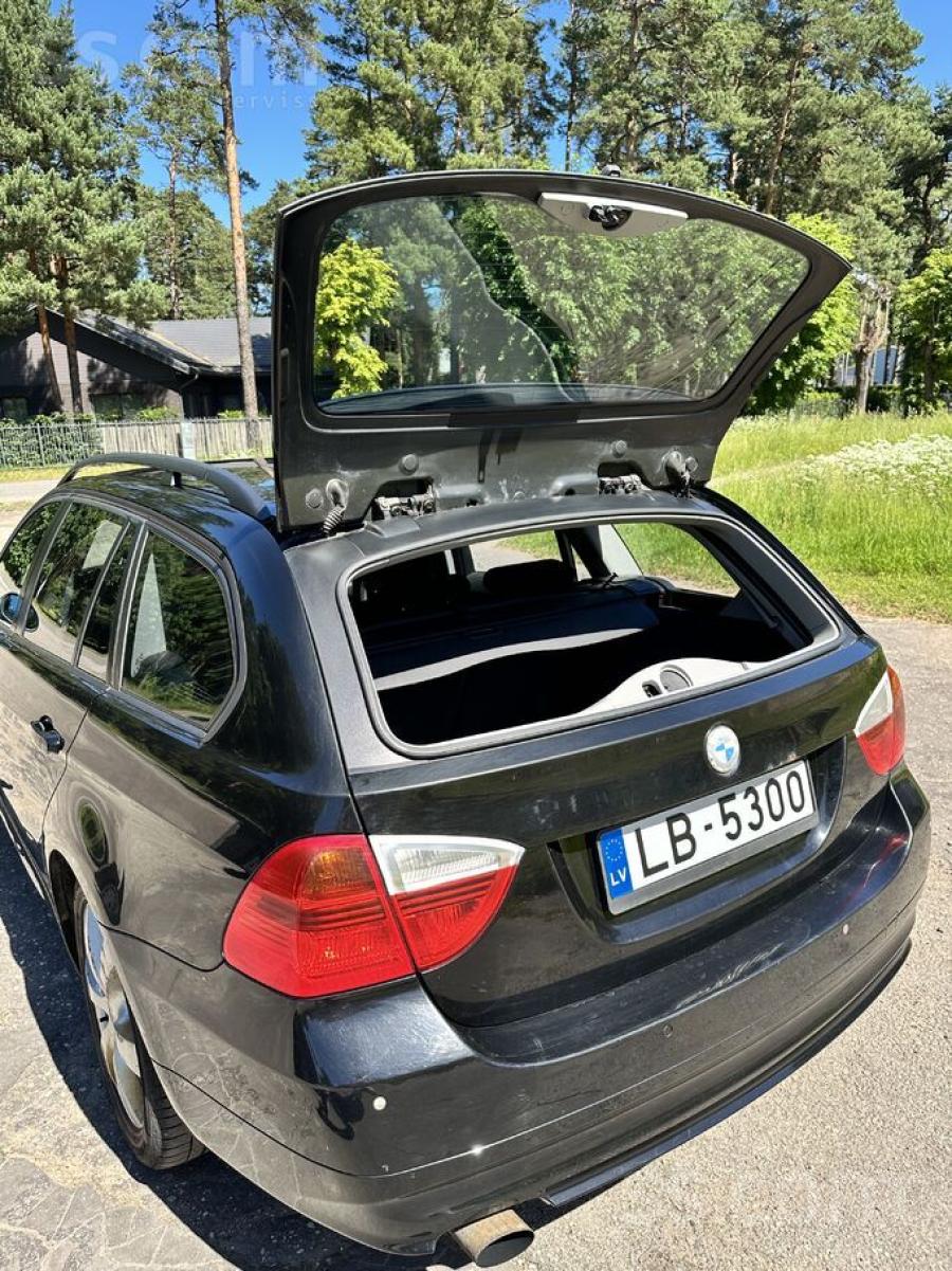 Black BMW 320 2007 in Jurmala, with an engine capacity of 2.00 L and mileage of 422 thousand km for 2500 €, photo 8 on AUTOMOTO.COM.LV
