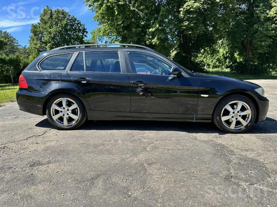 Black BMW 320 2007 in Jurmala, with an engine capacity of 2.00 L and mileage of 422 thousand km for 2500 €, photo 9 on AUTOMOTO.COM.LV