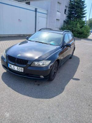 Черный БМВ 320 2007 в Каунас, объемом двигателя 2.00 л и пробегом 356 тыс. км за 2500 €, фото  на AUTOMOTO.COM.LV
