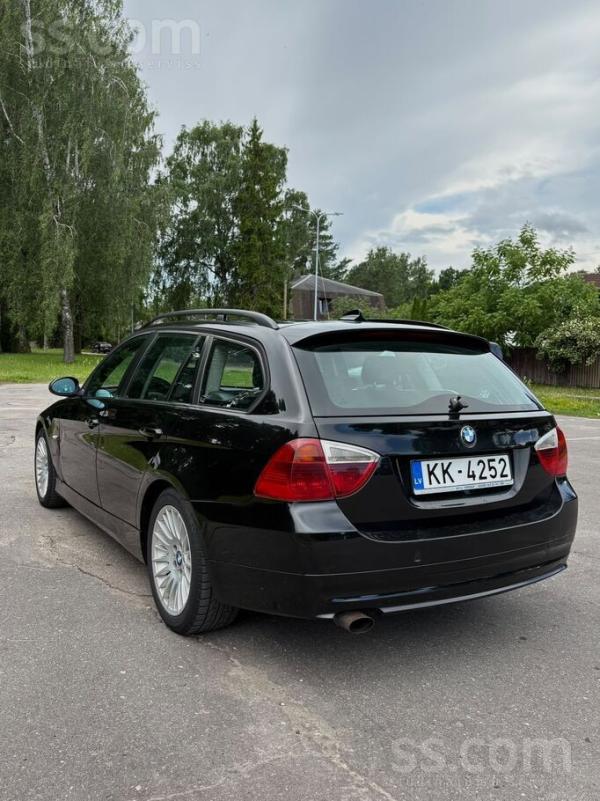 Black BMW 320 2007 in Riga, with an engine capacity of 2.00 L and mileage of 474 thousand km for 3450 €, photo 2 on AUTOMOTO.COM.LV