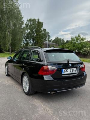 Black BMW 320 2007 in Riga, with an engine capacity of 2.00 L and mileage of 474 thousand km for 3450 €, photo 3 on AUTOMOTO.COM.LV