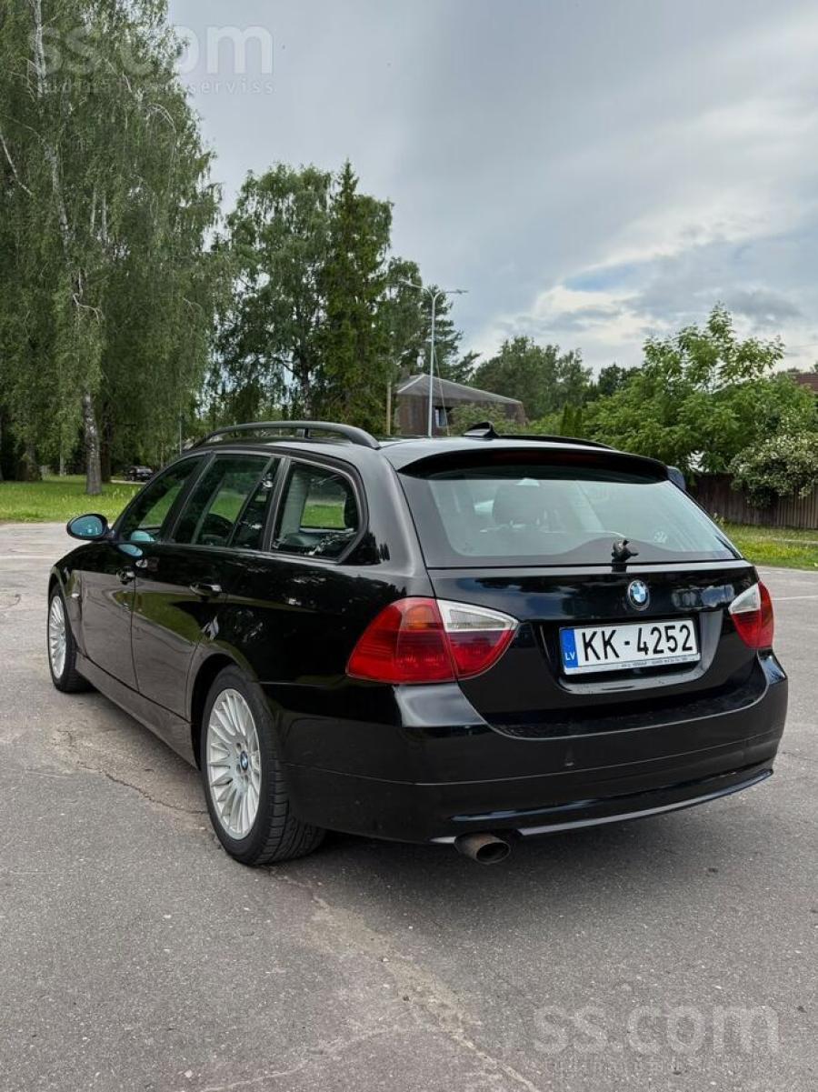 Black BMW 320 2007 in Riga, with an engine capacity of 2.00 L and mileage of 474 thousand km for 3450 €, photo 3 on AUTOMOTO.COM.LV