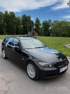 Black BMW 320 2007 in Riga, with an engine capacity of 2.00 L and mileage of 474 thousand km for 3450 €, photo 4 on AUTOMOTO.COM.LV