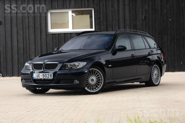 Black BMW 320 2007 in Jelgava, with an engine capacity of 2.00 L and mileage of 315 thousand km for 4800 €, photo 1 on AUTOMOTO.COM.LV