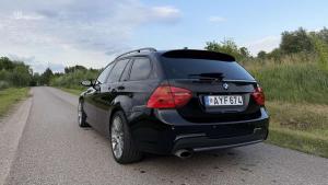 Black BMW 320 2007 in Pasvalys, with an engine capacity of 2.00 L and mileage of 275 thousand km for 3900 €, photo 6 on AUTOMOTO.COM.LV