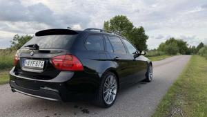 Black BMW 320 2007 in Pasvalys, with an engine capacity of 2.00 L and mileage of 275 thousand km for 3900 €, photo 8 on AUTOMOTO.COM.LV