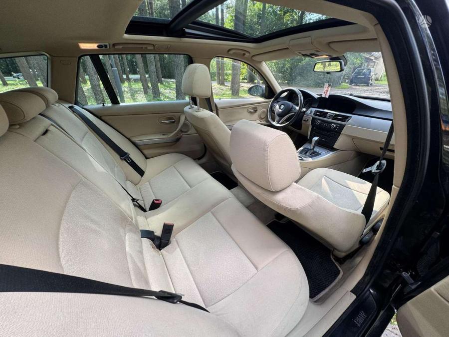 Melns BMW 320 2007 Kauņa, ar dzinēja tilpumu 2.00 L un nobraukumu 350 tūkst. km par 2950 €, foto 9 vietnē AUTOMOTO.COM.LV