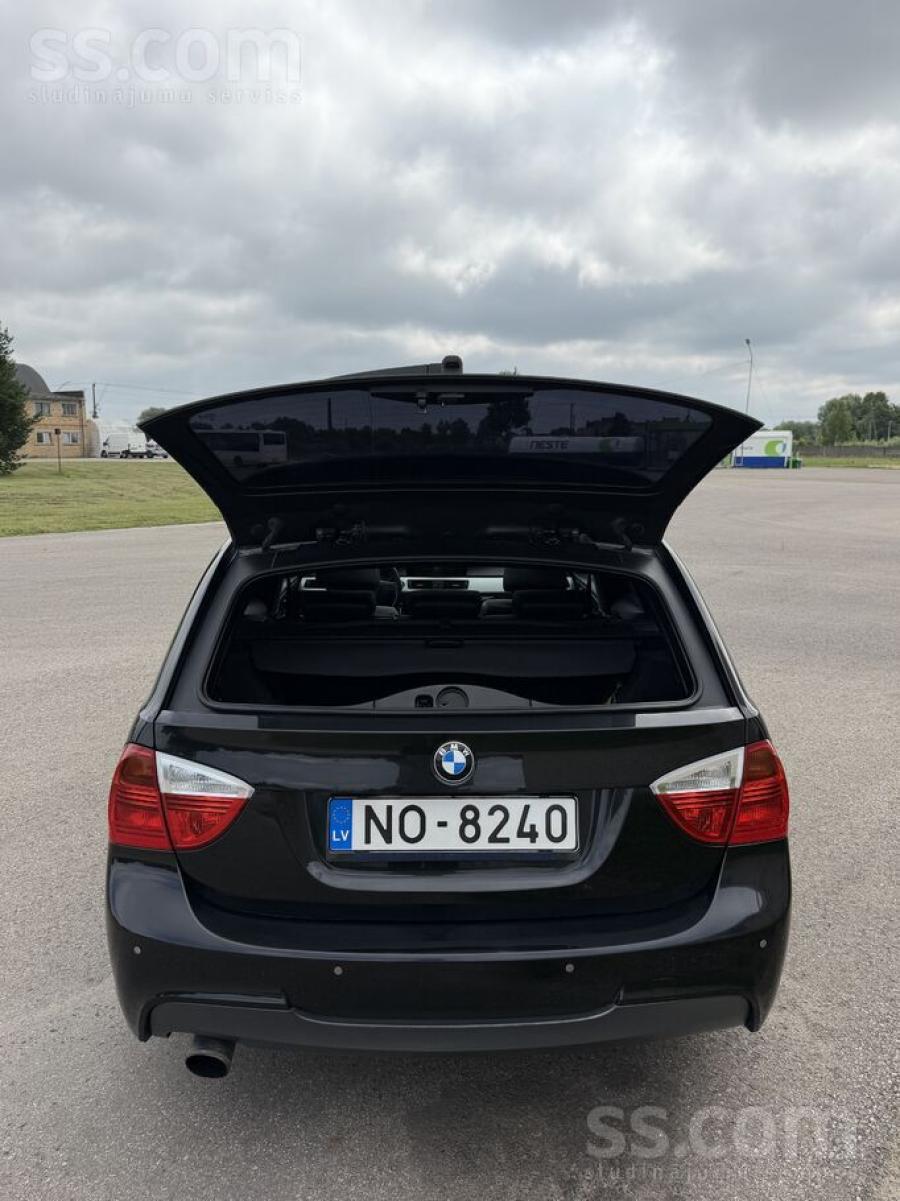 Melns BMW 320 2007 Jelgava, ar dzinēja tilpumu 2.00 L un nobraukumu 362 tūkst. km par 5400 €, foto 8 vietnē AUTOMOTO.COM.LV