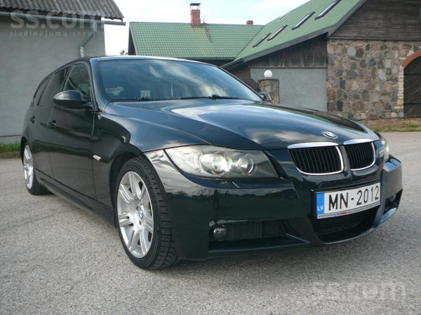 Melns BMW 320 2007 Cēsis, ar dzinēja tilpumu 2.00 L un nobraukumu 298 tūkst. km par 3450 €, foto 1 vietnē AUTOMOTO.COM.LV