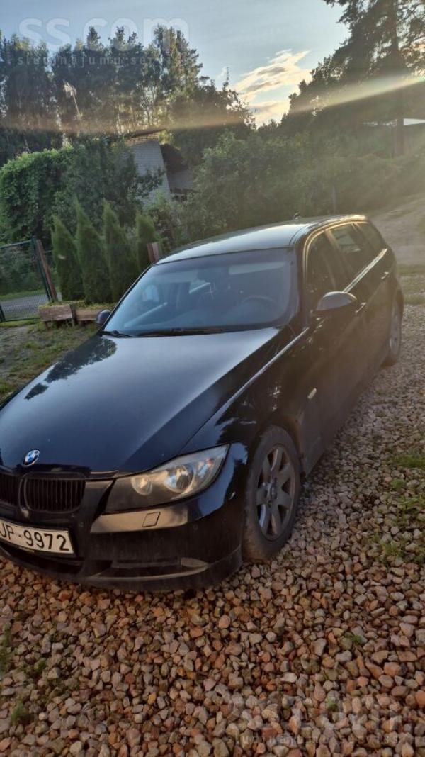 Melns BMW 320 2007 Jelgava, ar dzinēja tilpumu 2.00 L un nobraukumu 0 tūkst. km par 2850 €, foto 2 vietnē AUTOMOTO.COM.LV