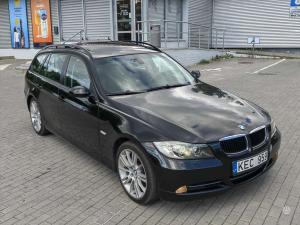 Black BMW 320 2007 in Vilnius, with an engine capacity of 2.00 L and mileage of 380 thousand km for 2500 €, photo 11 on AUTOMOTO.COM.LV