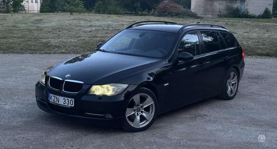 Black BMW 320 2007 in Siauliai, with an engine capacity of 2.00 L and mileage of 330 thousand km for 2450 €, photo 4 on AUTOMOTO.COM.LV