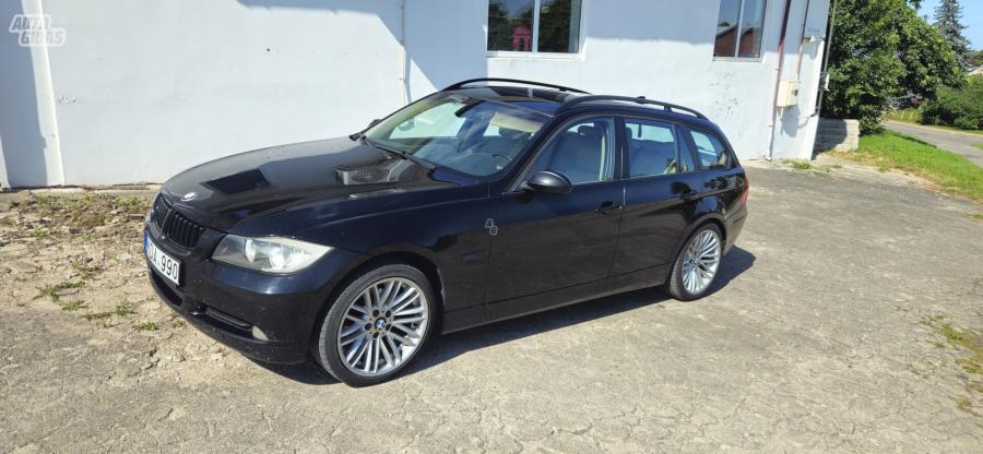 Black BMW 320 2007 in Vilnius, with an engine capacity of 2.00 L and mileage of 451 thousand km for 2600 €, photo 1 on AUTOMOTO.COM.LV