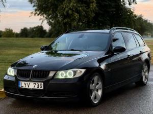 Черный БМВ 320 2007 в Каунас, объемом двигателя 2.00 л и пробегом 355 тыс. км за 4000 €, фото  на AUTOMOTO.COM.LV