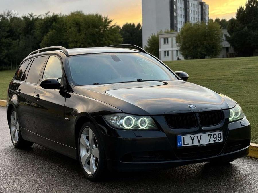 Черный БМВ 320 2007 в Каунас, объемом двигателя 2.00 л и пробегом 355 тыс. км за 4000 €, фото 3 на AUTOMOTO.COM.LV