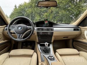 Black BMW 320 2007 in Jelgava, with an engine capacity of 2.00 L and mileage of 315 thousand km for 3490 €, photo 7 on AUTOMOTO.COM.LV