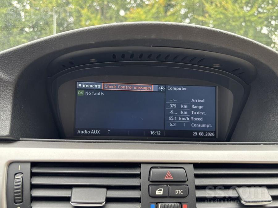 Black BMW 320 2007 in Jelgava, with an engine capacity of 2.00 L and mileage of 315 thousand km for 3490 €, photo 11 on AUTOMOTO.COM.LV