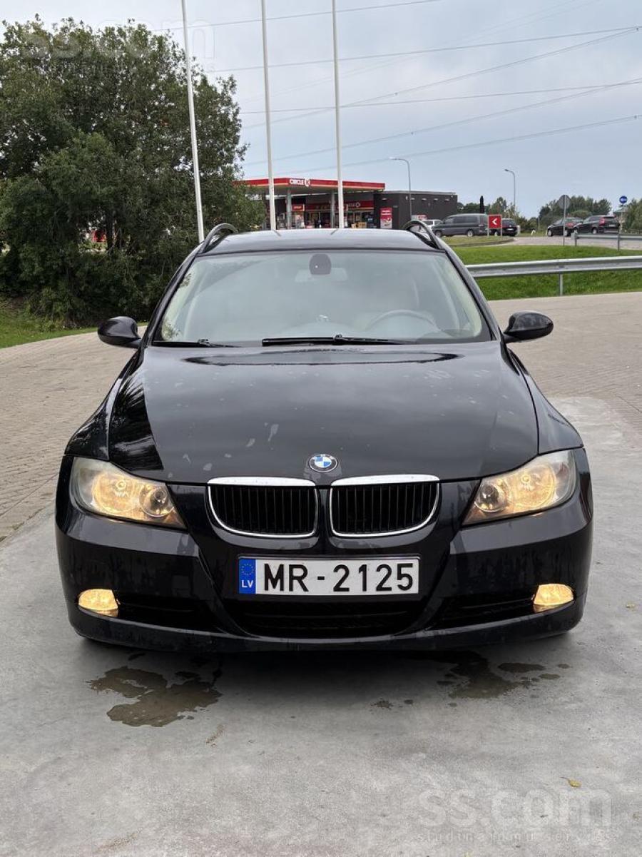 Black BMW 320 2007 in Jelgava, with an engine capacity of 2.00 L and mileage of 315 thousand km for 3490 €, photo 16 on AUTOMOTO.COM.LV