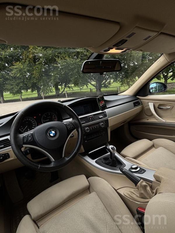 Black BMW 320 2007 in Jelgava, with an engine capacity of 2.00 L and mileage of 315 thousand km for 3490 €, photo 6 on AUTOMOTO.COM.LV