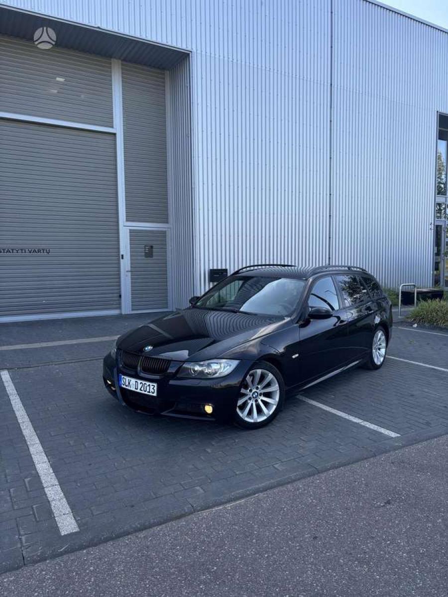 Melns BMW 320 2007 Viļņa, ar dzinēja tilpumu 2.00 L un nobraukumu 280 tūkst. km par 4499 €, foto 1 vietnē AUTOMOTO.COM.LV