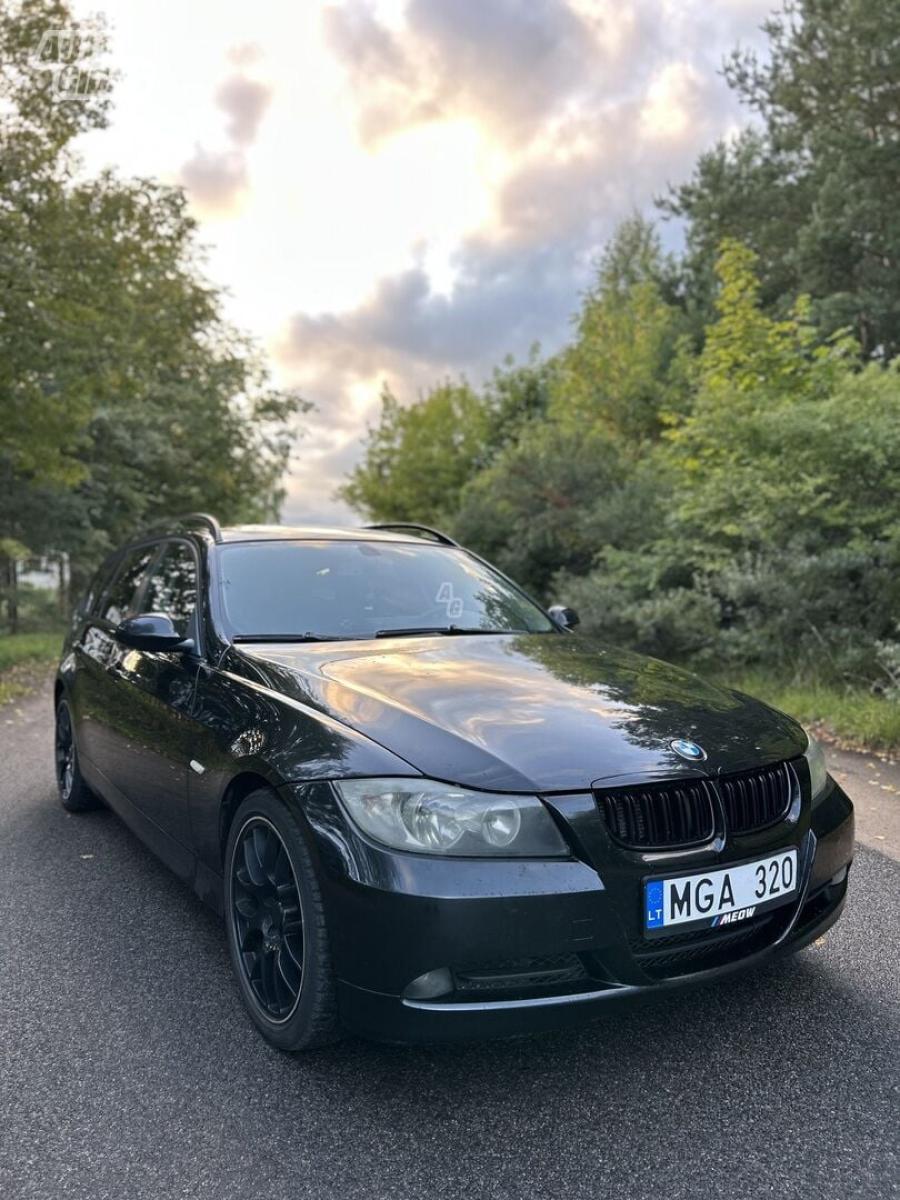 Black BMW 320 2007 in Vilnius, with an engine capacity of 2.00 L and mileage of 320 thousand km for 2000 €, photo 3 on AUTOMOTO.COM.LV