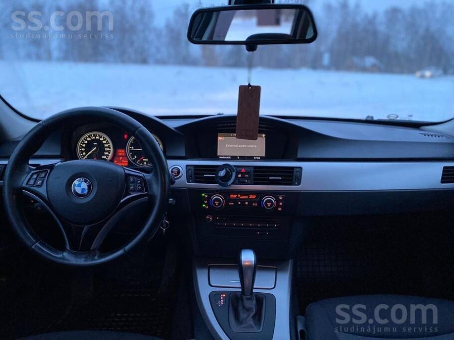 Black BMW 320 2007 in Riga, with an engine capacity of 2.00 L and mileage of 432 thousand km for 3499 €, photo 8 on AUTOMOTO.COM.LV