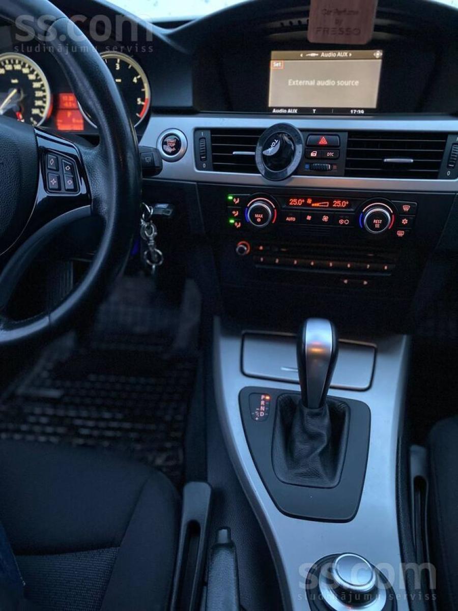 Black BMW 320 2007 in Riga, with an engine capacity of 2.00 L and mileage of 432 thousand km for 3499 €, photo 9 on AUTOMOTO.COM.LV