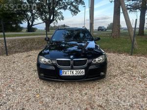Black BMW 320 2007 in Cesis, with an engine capacity of 2.00 L and mileage of 0 thousand km for 4500 €, photo 3 on AUTOMOTO.COM.LV