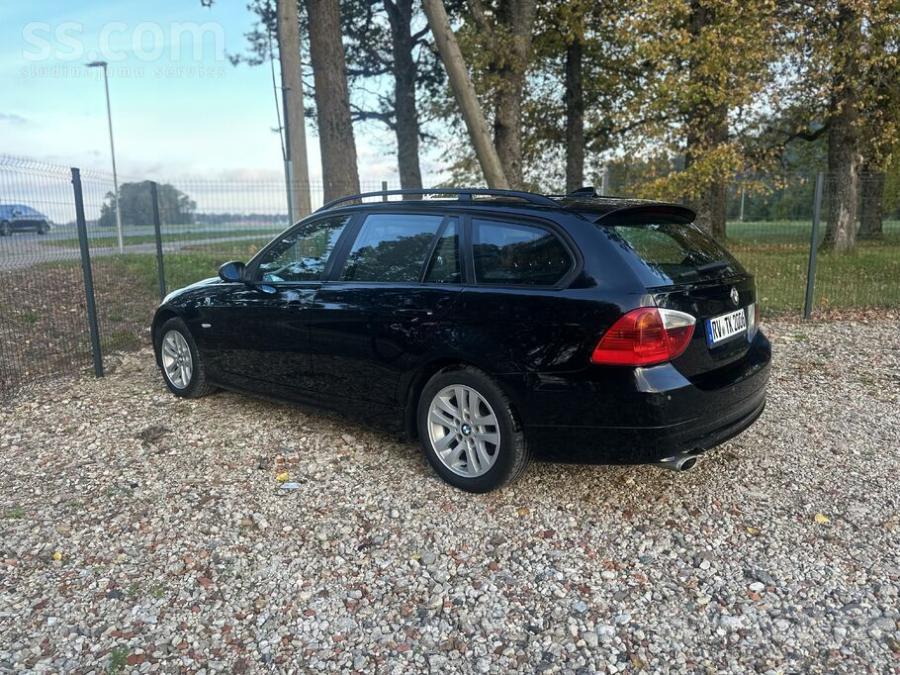 Black BMW 320 2007 in Cesis, with an engine capacity of 2.00 L and mileage of 0 thousand km for 4500 €, photo 6 on AUTOMOTO.COM.LV