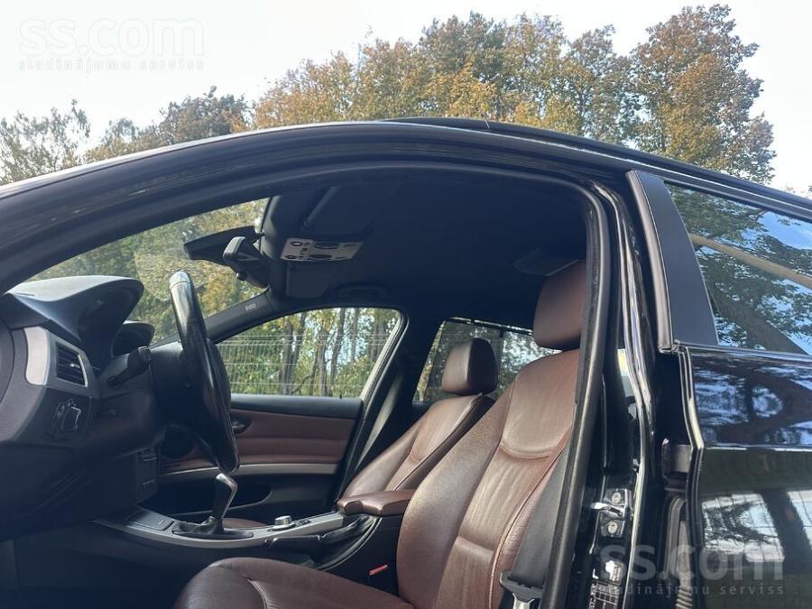 Black BMW 320 2007 in Cesis, with an engine capacity of 2.00 L and mileage of 0 thousand km for 4500 €, photo 10 on AUTOMOTO.COM.LV