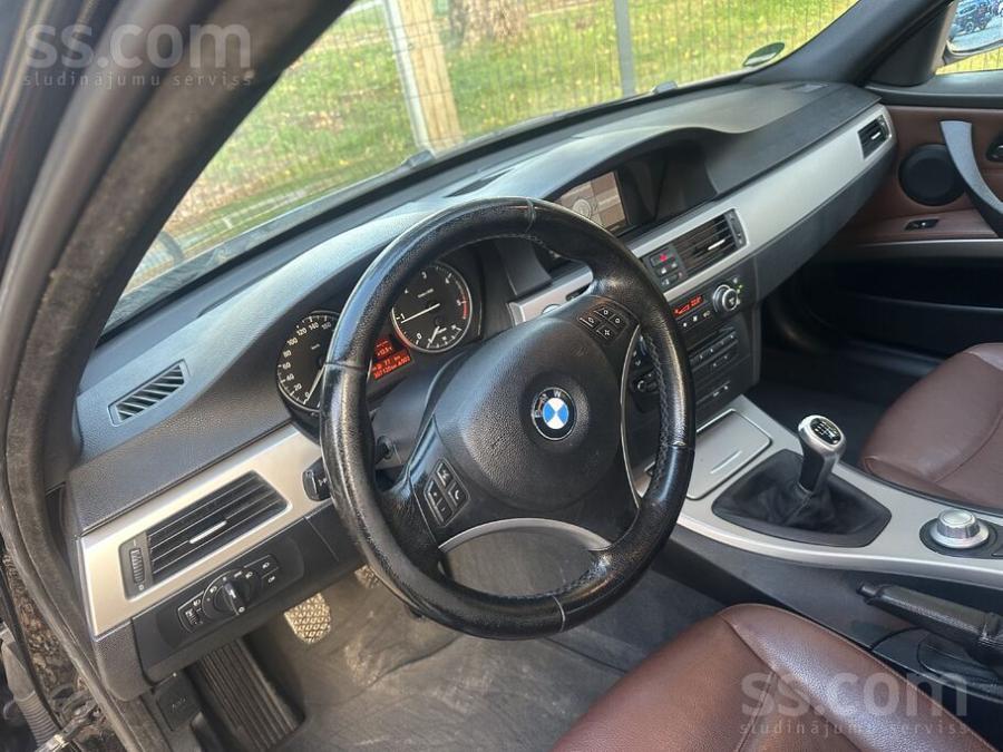 Black BMW 320 2007 in Cesis, with an engine capacity of 2.00 L and mileage of 0 thousand km for 4500 €, photo 18 on AUTOMOTO.COM.LV